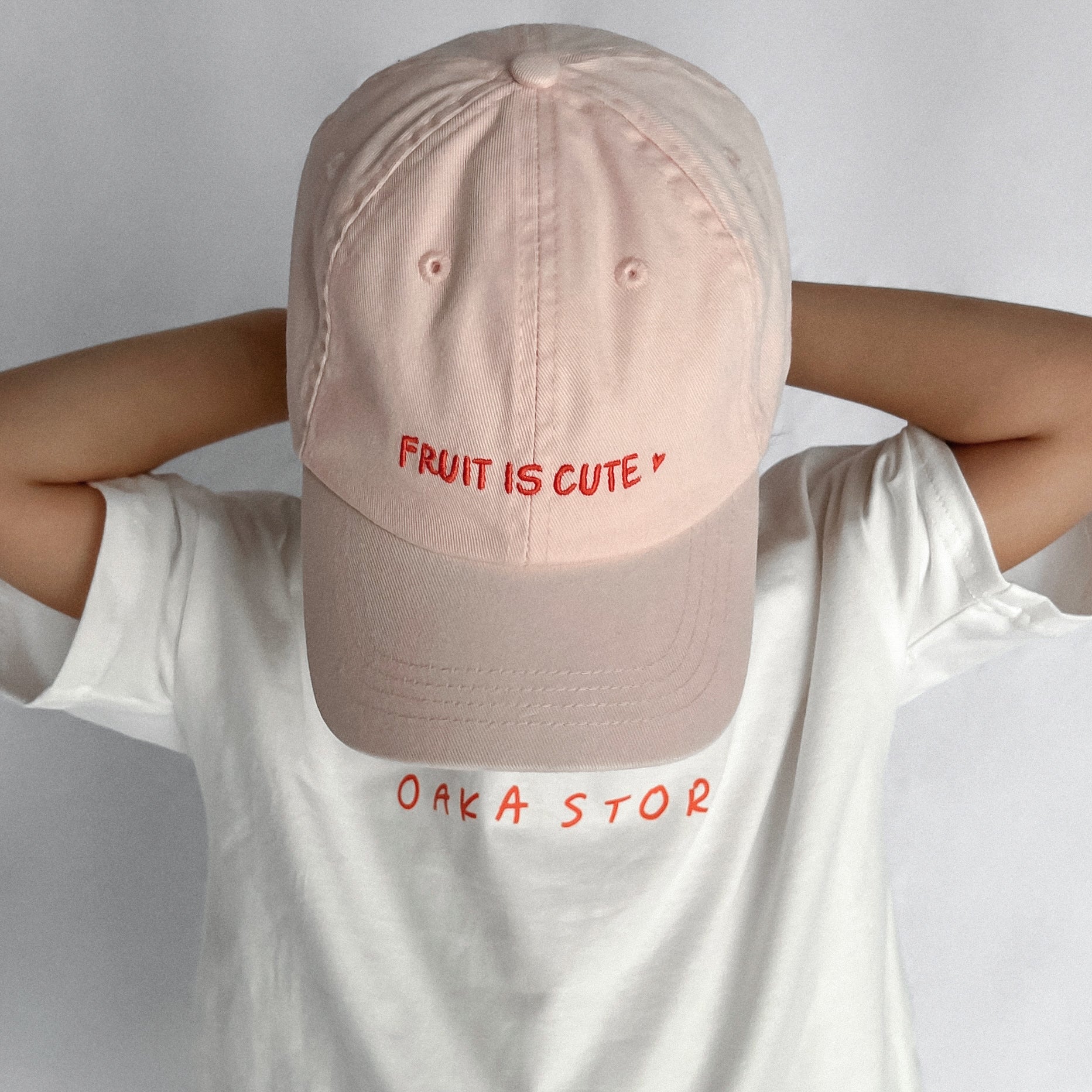 Fruit Is Cute Cap - Soft Pink – Oaka Store